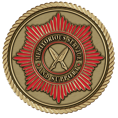 Secretaries & Admin Assts Meritorious Service - 3D Bronze Medallion ...