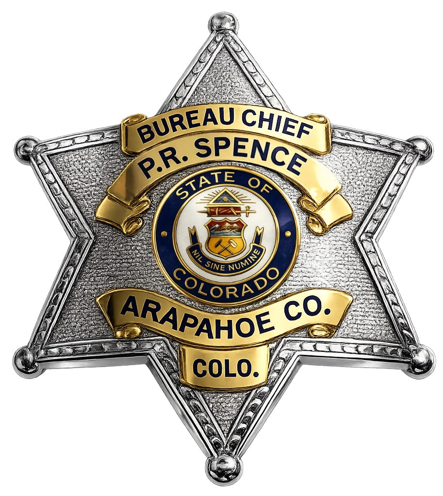 Arapaho Colorado Sheriff Badge – Hero Medallions