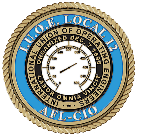IUOE International Operating Engineers Union Local 12 - 3D Bronze Meda ...