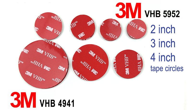 3M VHB (Very High Bond) Adhesive Tape Circles – Hero Medallions